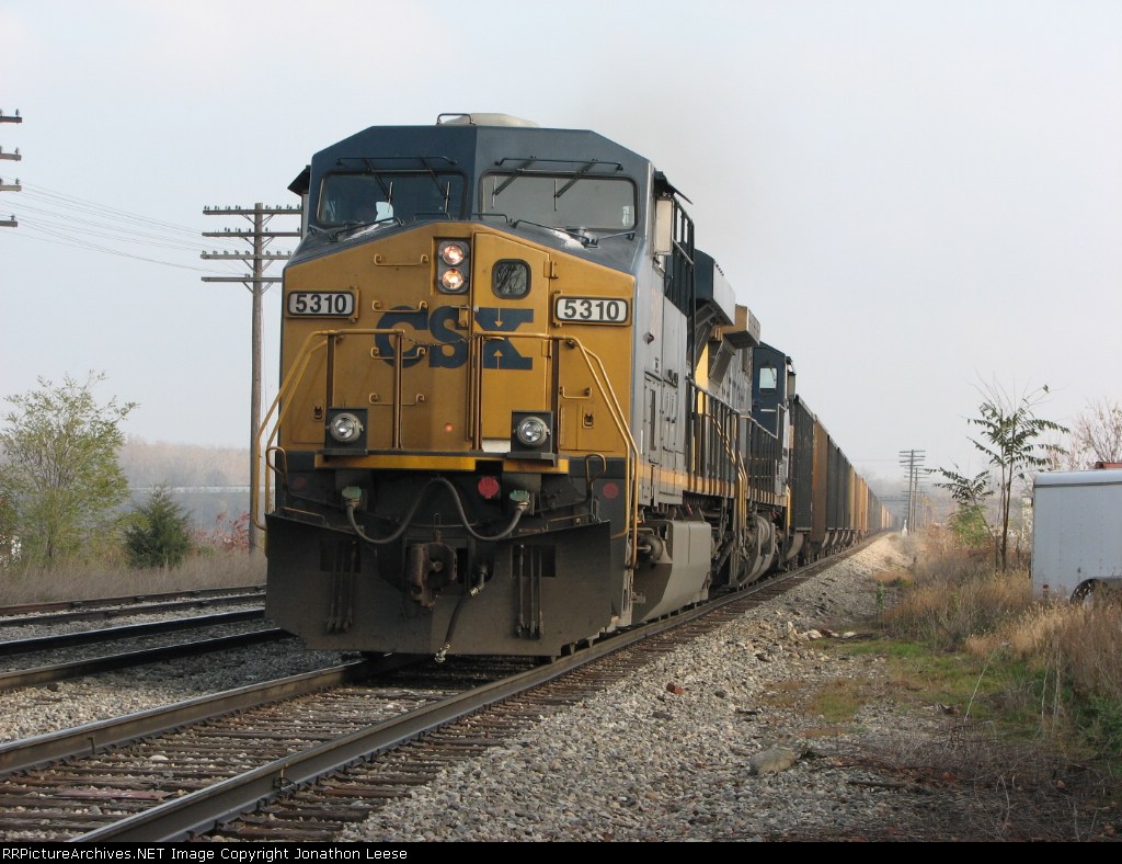CSX 5310 Leading E945 Toward Ivanrest